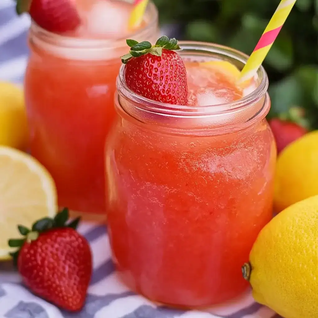 Strawberry Lemonade is the perfect summer refreshment! - FOR UR ENERGY RECIPES